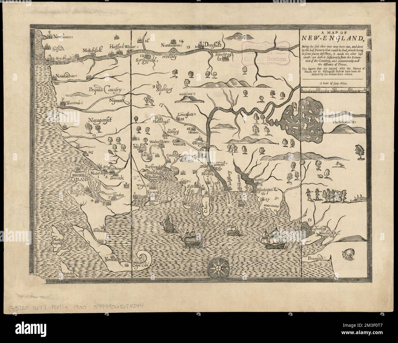 A map of New-England : being the first that ever was here cut, and done ...