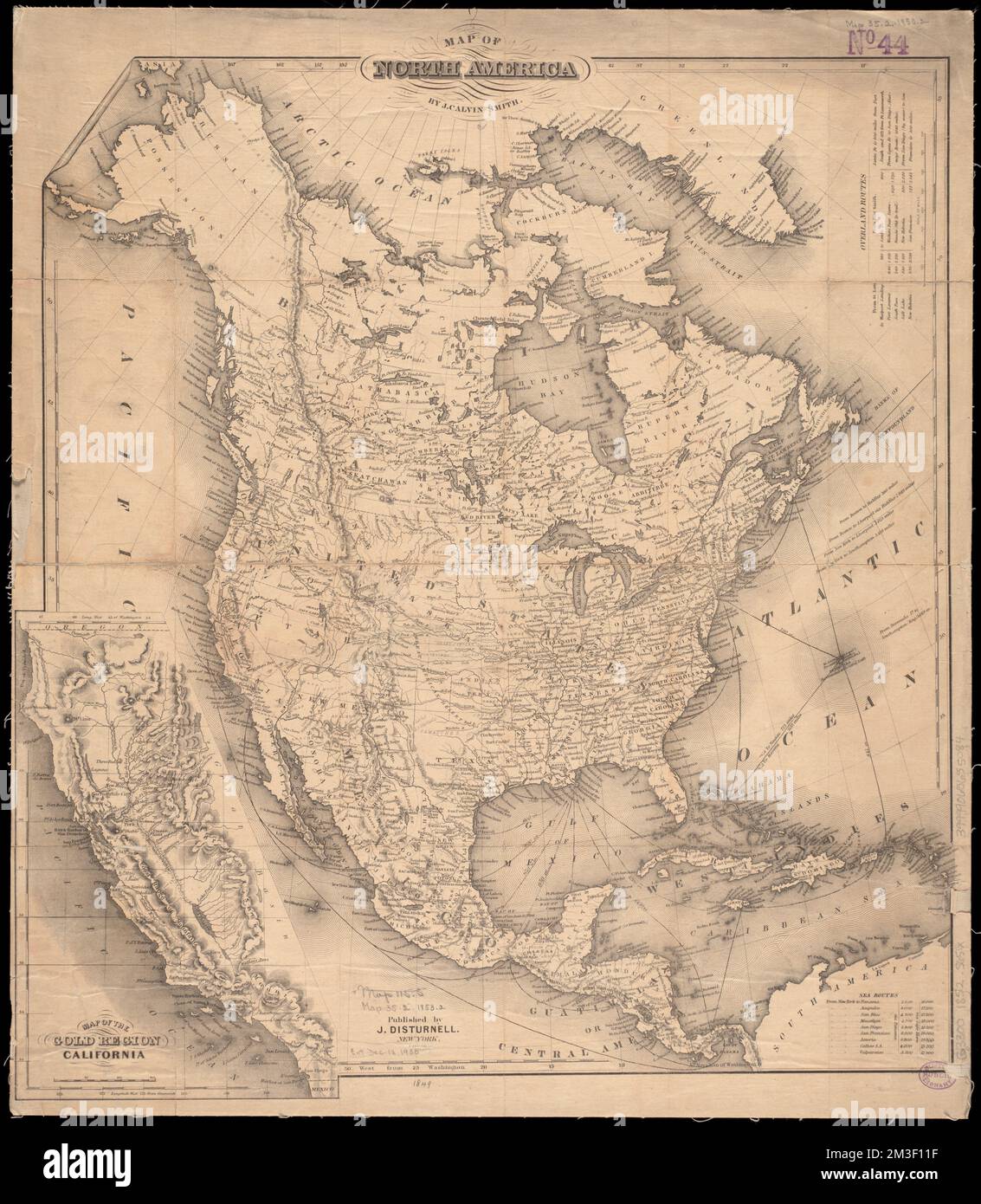 Map of North America , North America, Maps, California, Maps Norman B ...