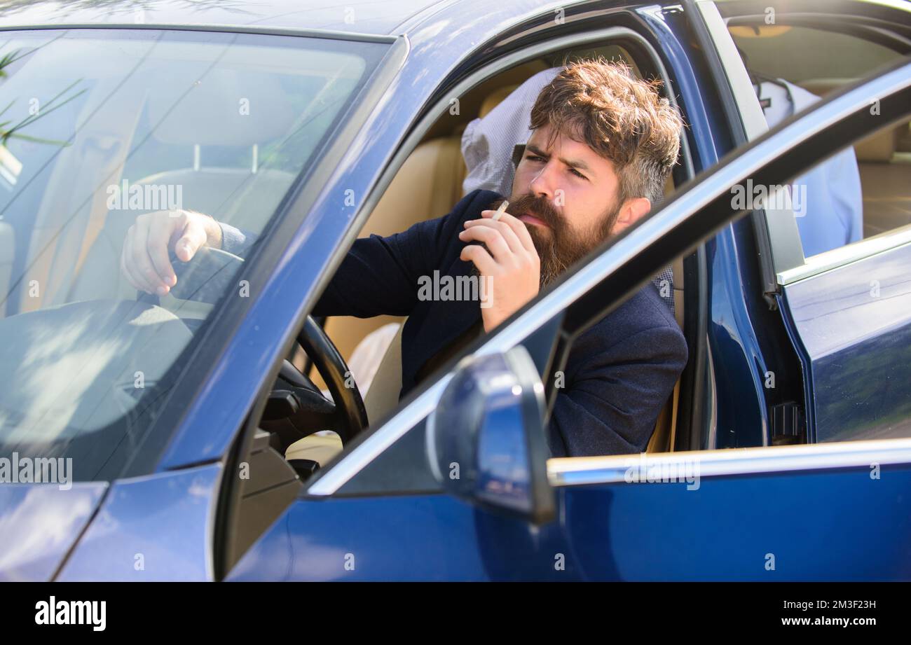 Bearded chauffeur hi-res stock photography and images - Alamy