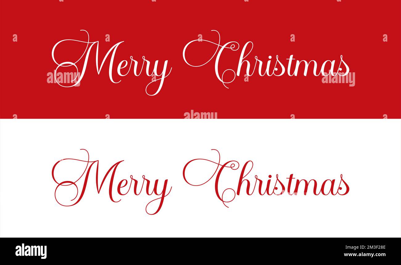 Merry Christmas script hand lettering on white and red backgrounds ... Merry Christmas script hand lettering on white and red backgrounds ...
