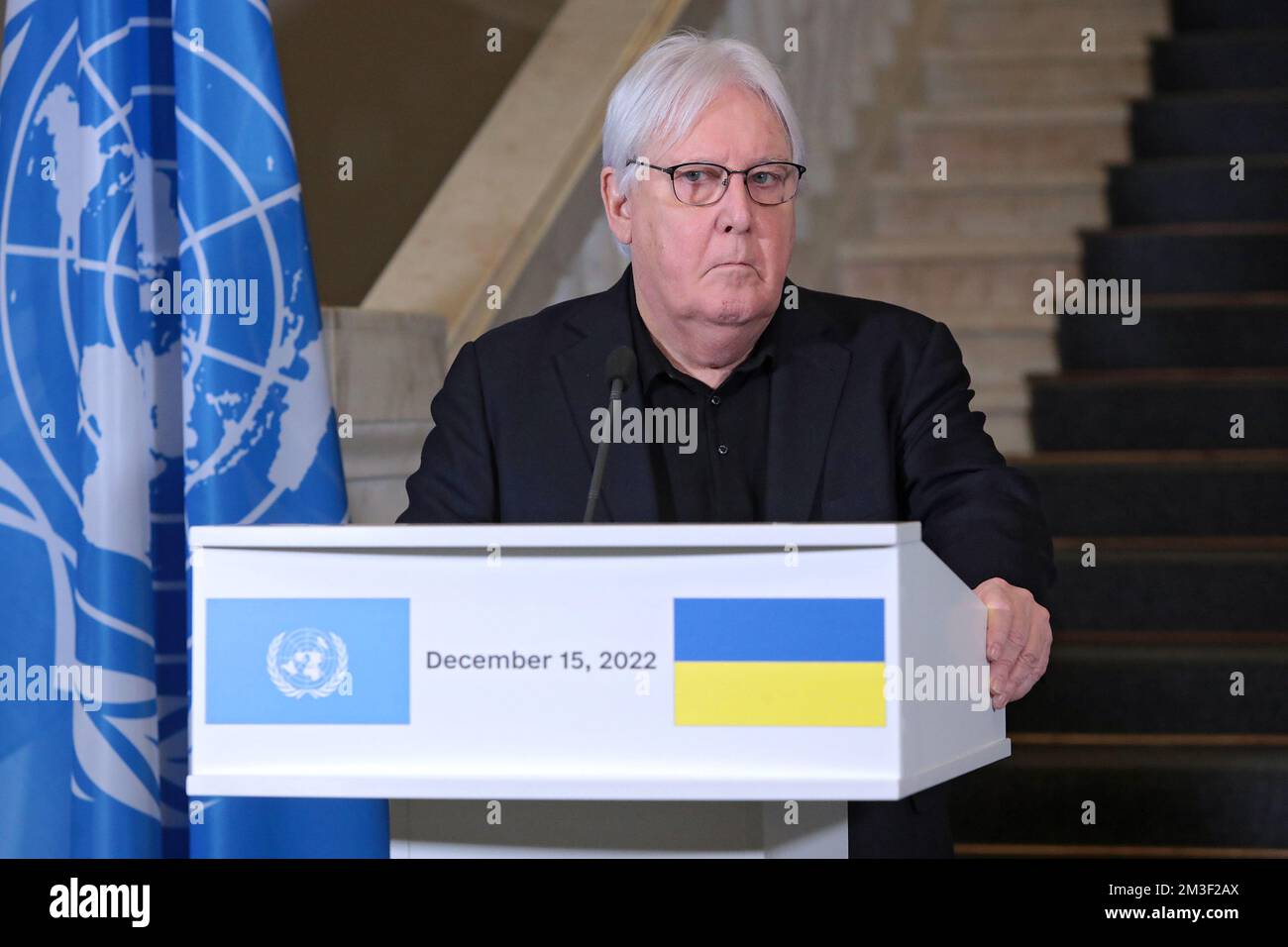 KYIV, UKRAINE - DECEMBER 15, 2022 - Under-Secretary-General for ...