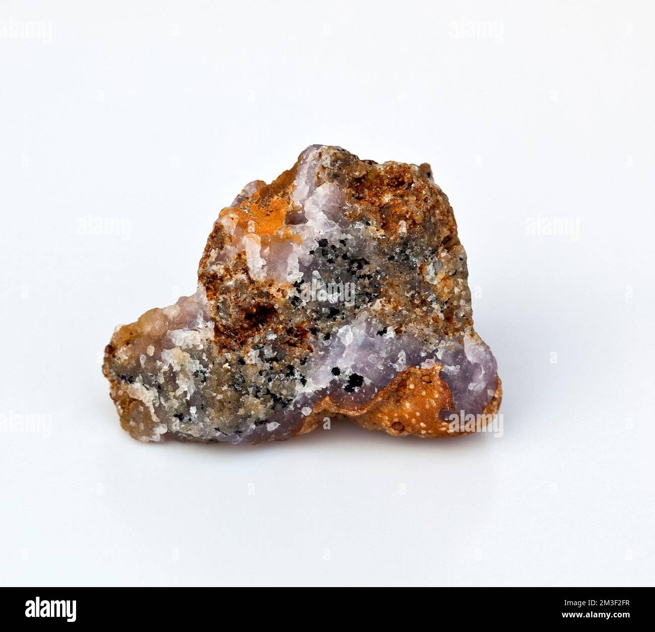 Macro close up colour photograph of 'Smithsonite' a semi precious ...