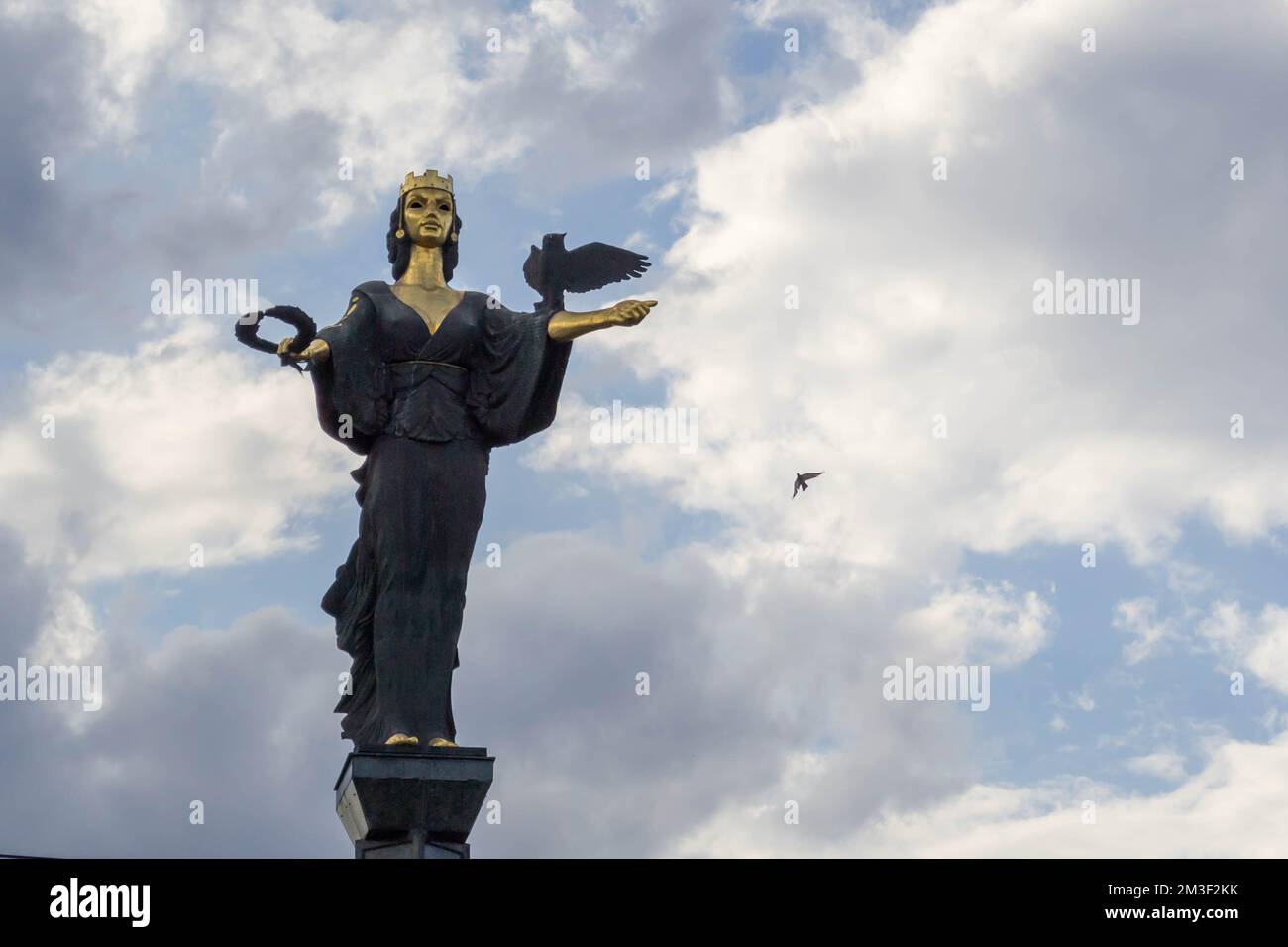 Sofia, Bulgaria - Sept 11, 2022: Statue of Saint Sofia in Sofia ...