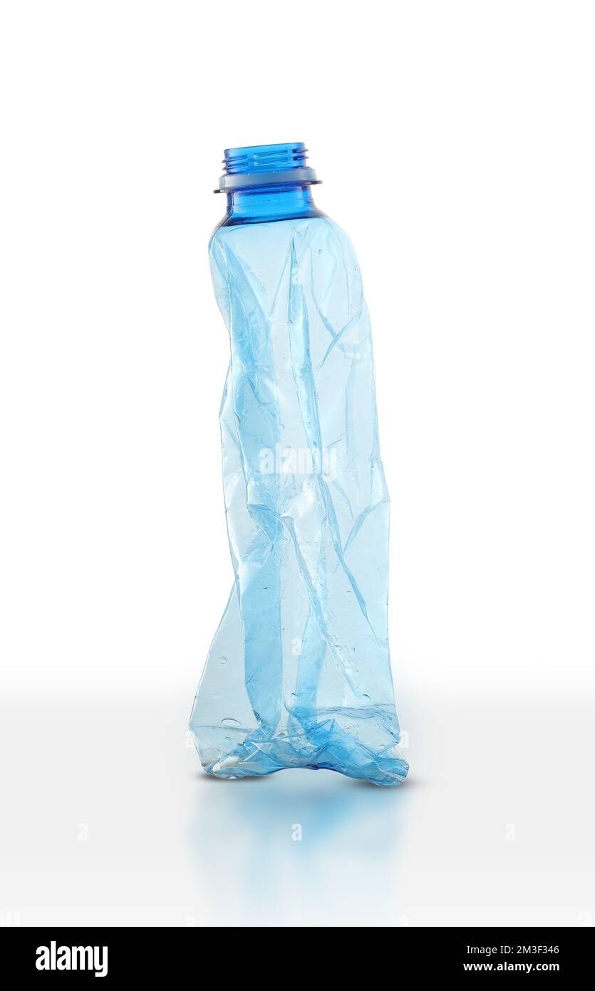plastic empty bottle on white background Stock Photo - Alamy