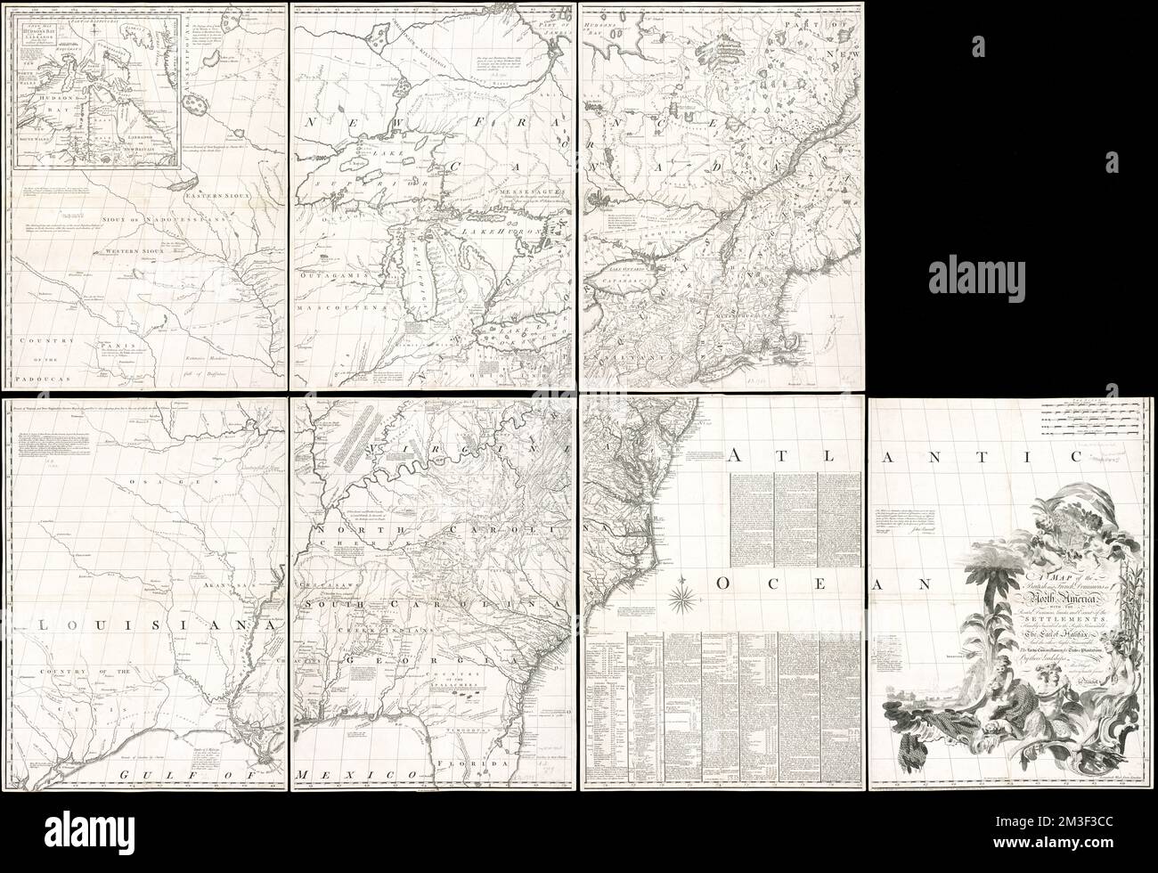 A map of the British and French dominions in North America : with the ...