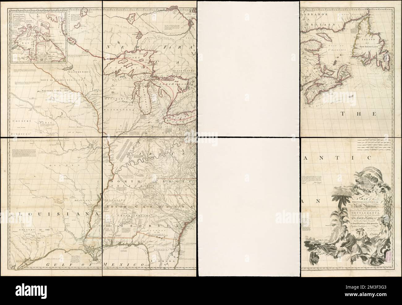 A map of the British colonies in North America : with the roads ...