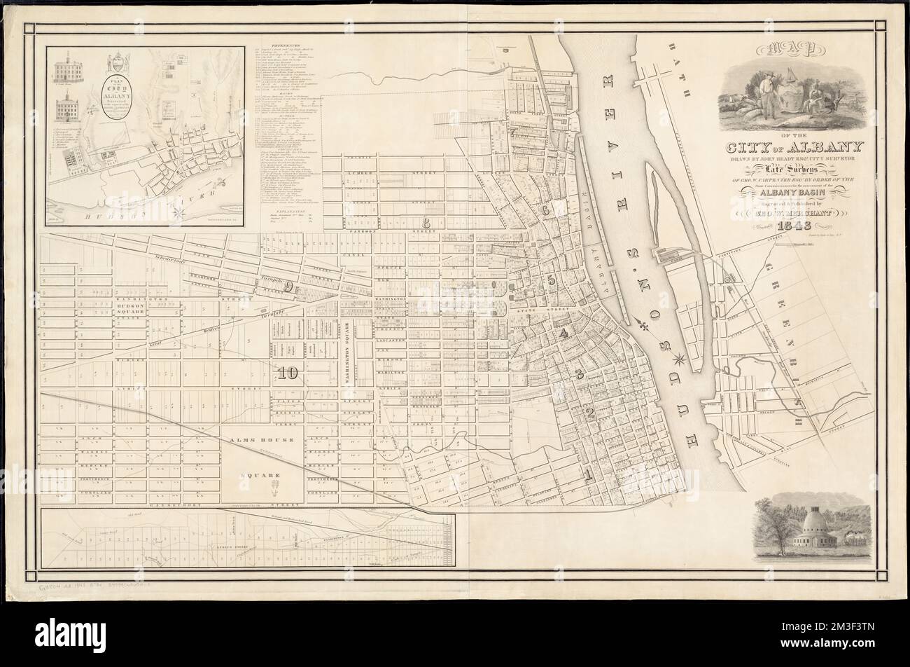 Map of the city of Albany , Albany N.Y., Maps, Albany N.Y ...