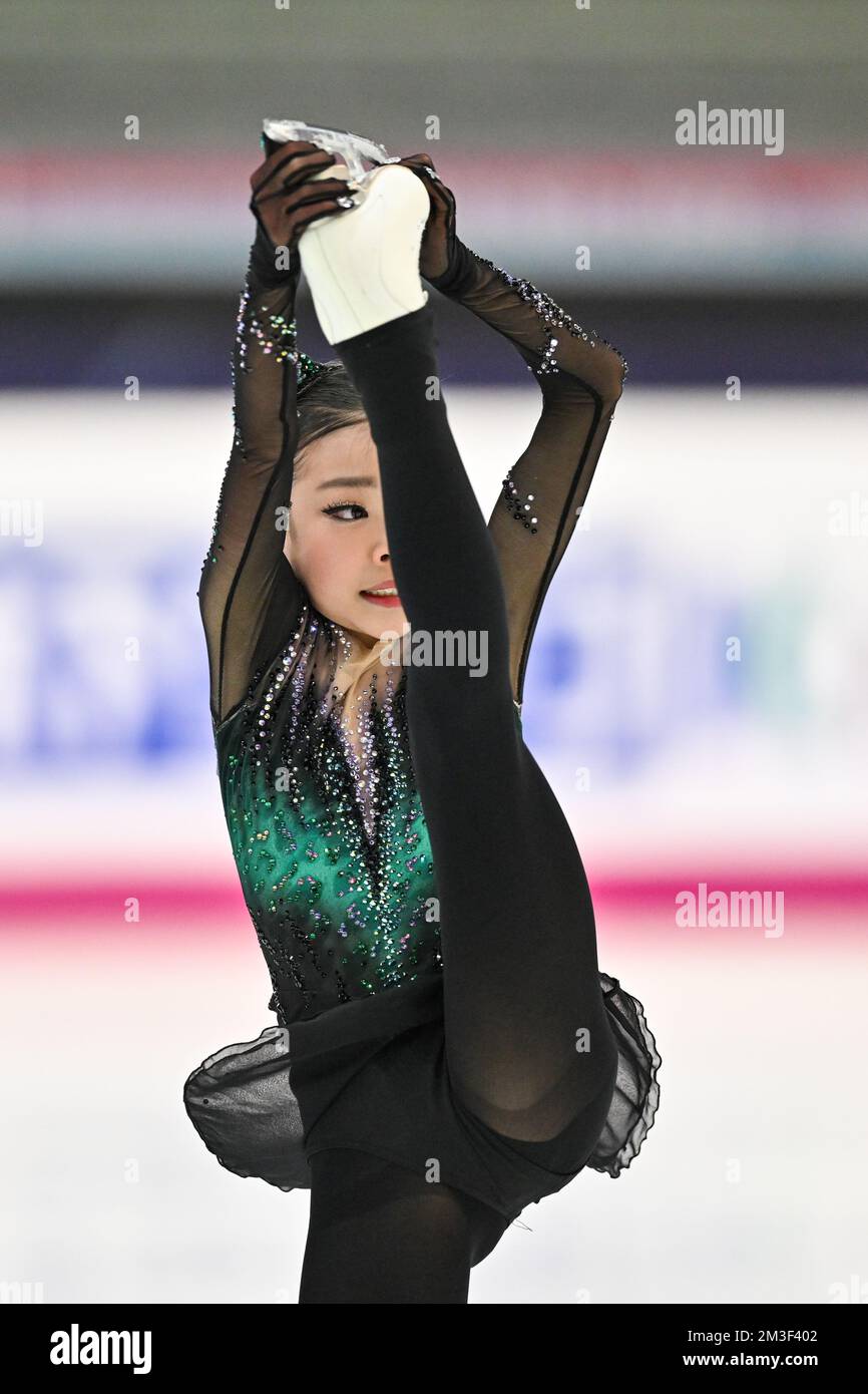 Minsol KWON (KOR), during Junior Women Free Skating, at the ISU Grand ...