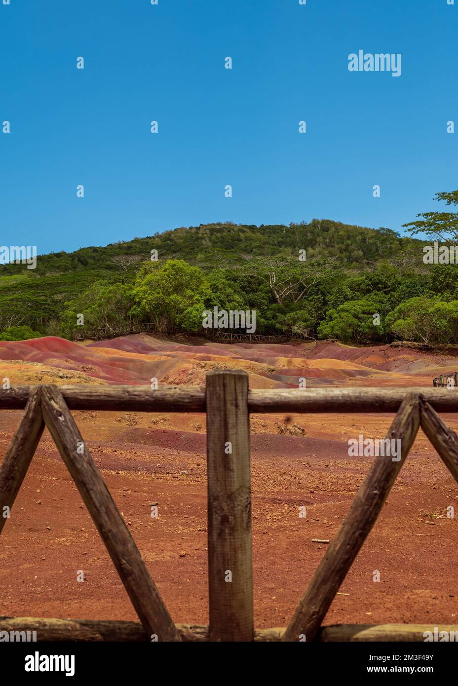 Chamarel Seven Colored Earth Geopark in Riviere noire district ...
