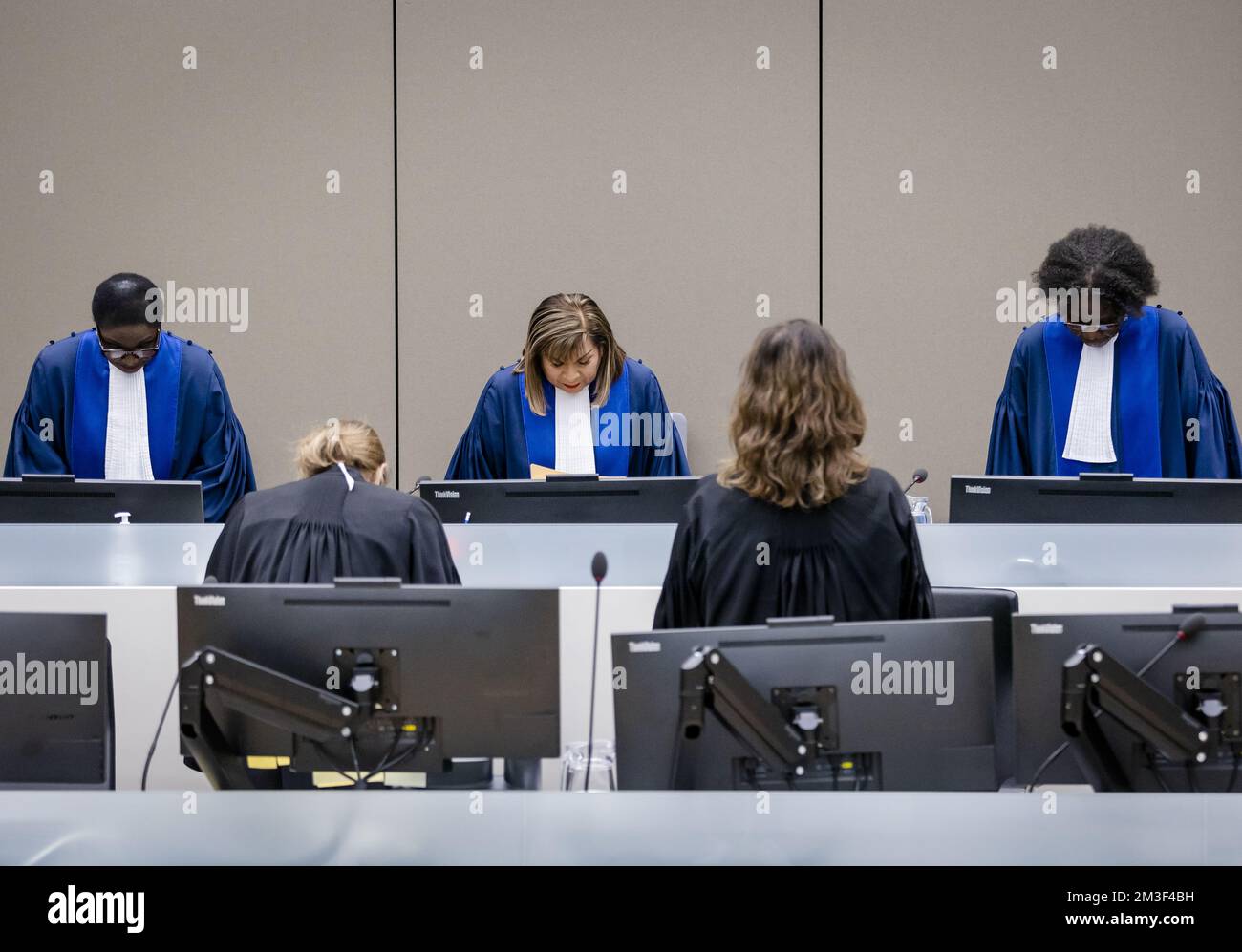 THE HAGUE - Judges Reine Alapini-Gansou, Luz del Carmen Ibanez Carranza ...