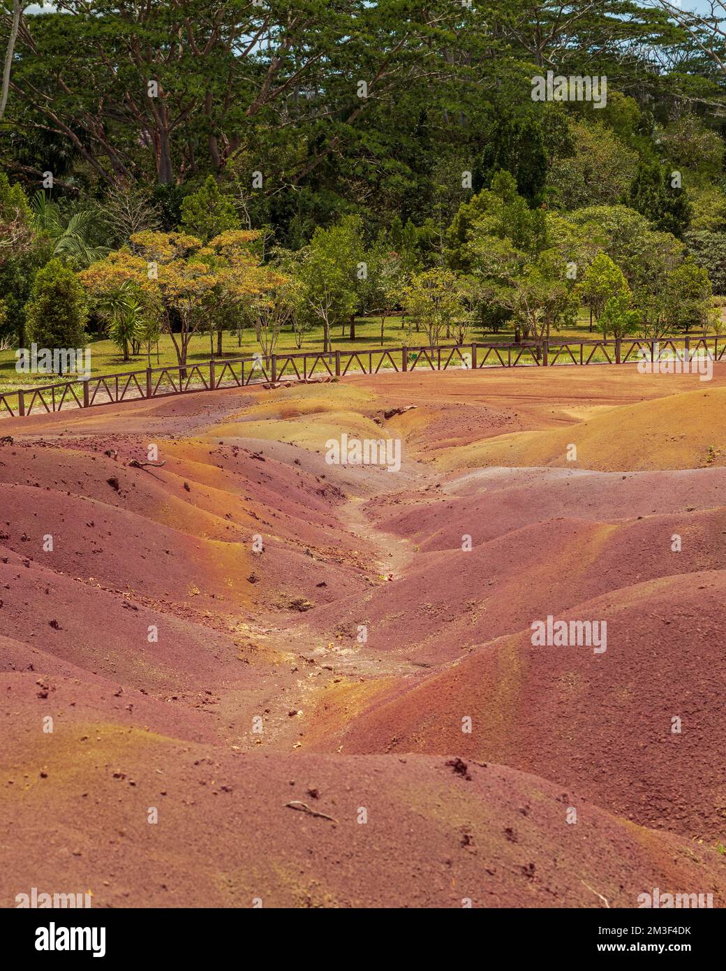 Chamarel Seven Colored Earth Geopark in Riviere noire district ...