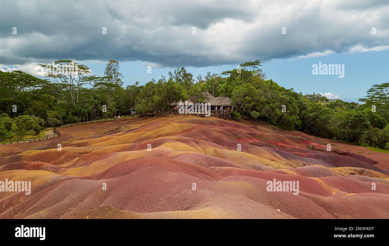 Chamarel Seven Colored Earth Geopark in Riviere noire district ...