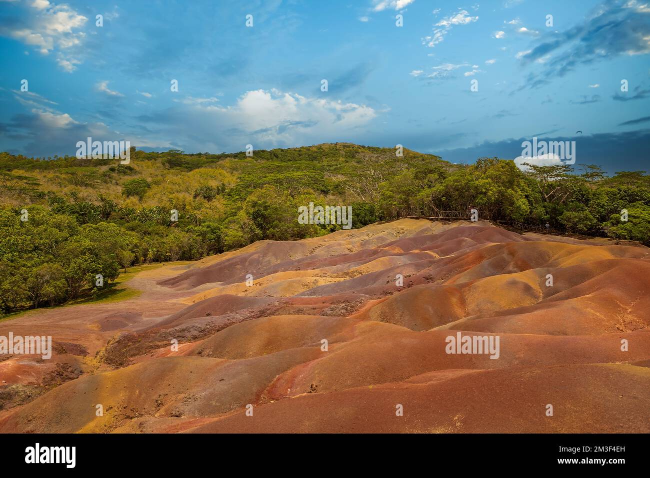 Chamarel Seven Colored Earth Geopark in Riviere noire district ...