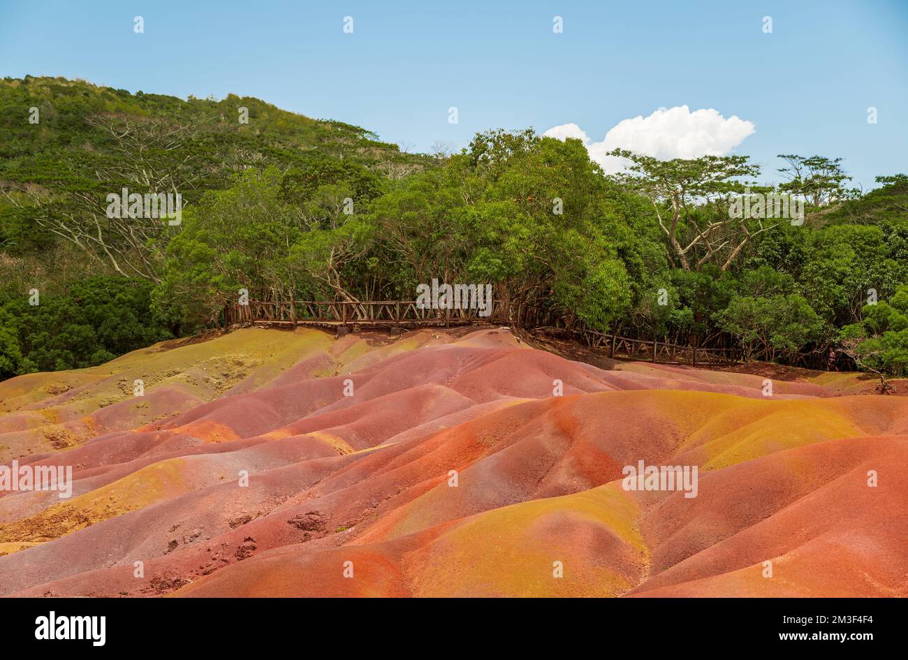 Chamarel Seven Colored Earth Geopark in Riviere noire district ...