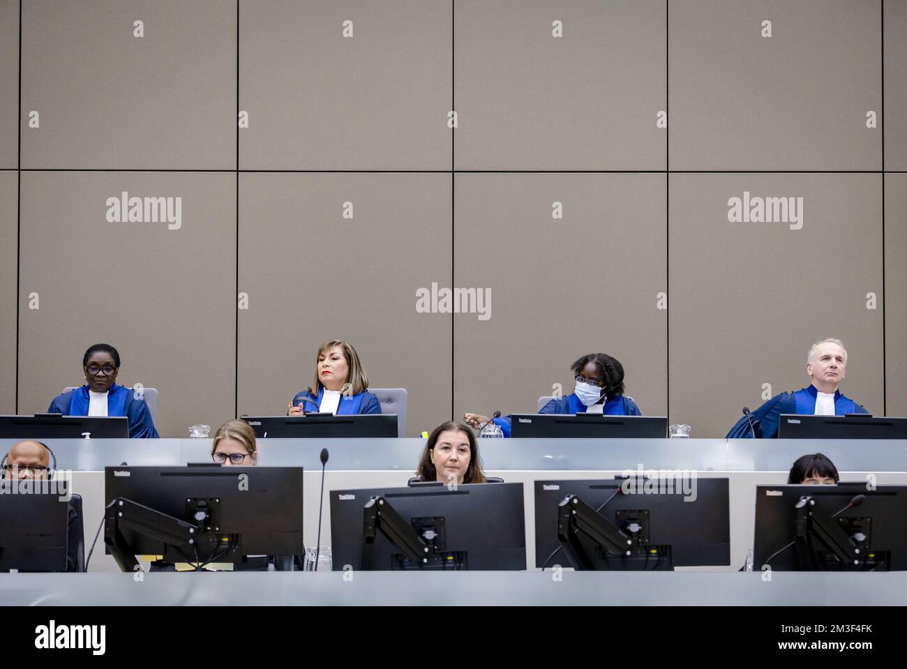 THE HAGUE - Judges Reine Alapini-Gansou, Luz del Carmen Ibanez Carranza ...