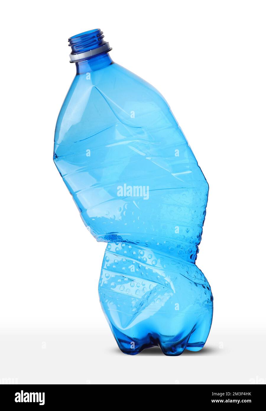 blue plastic drink bottle on white background Stock Photo - Alamy