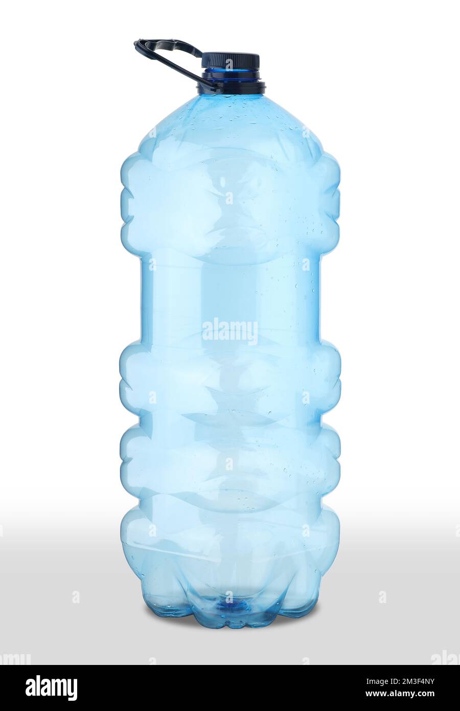 large plastic water bottle on a white background Stock Photo - Alamy