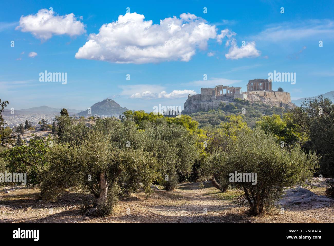 Parthenon Temple on the Acropolis Holy Rock Athens, Greece. Greek ...
