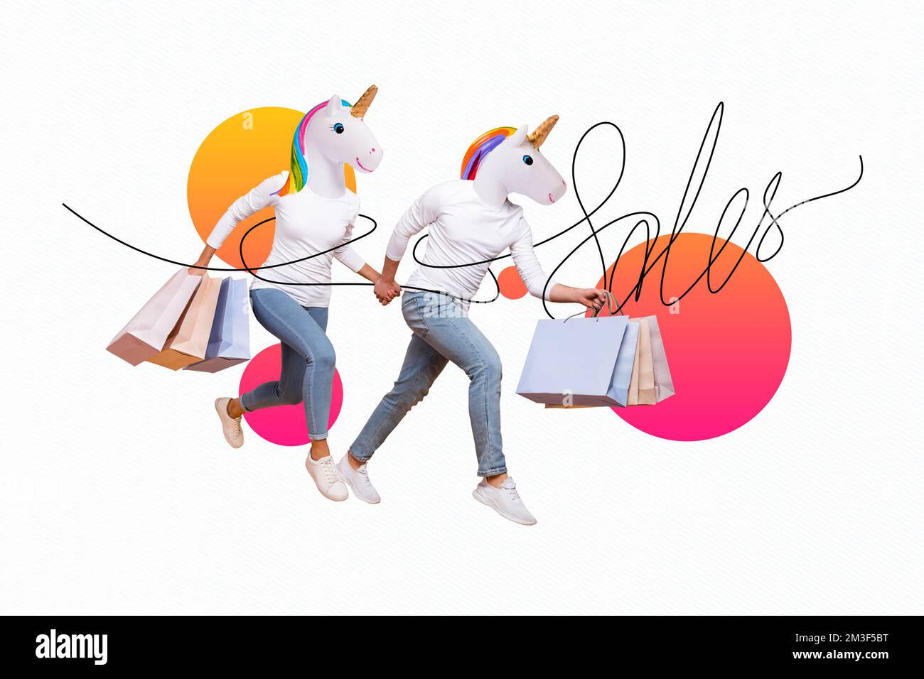 Creative photo 3d collage artwork of funny funky weird personage ...