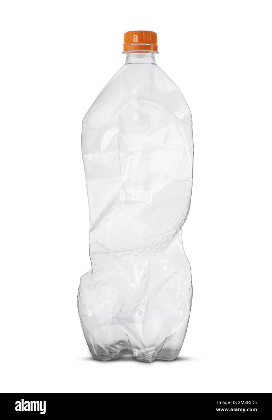 big empty plastic bottle on white background Stock Photo - Alamy