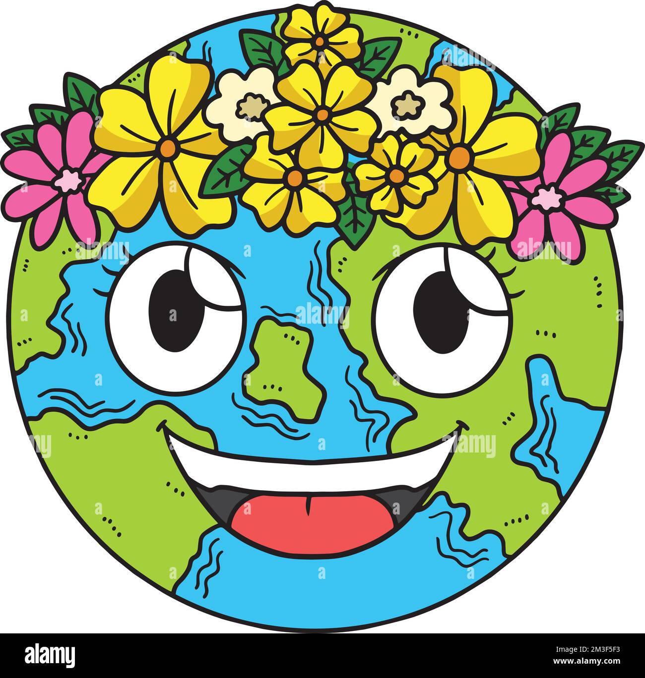 Crown of flower Stock Vector Images - Alamy