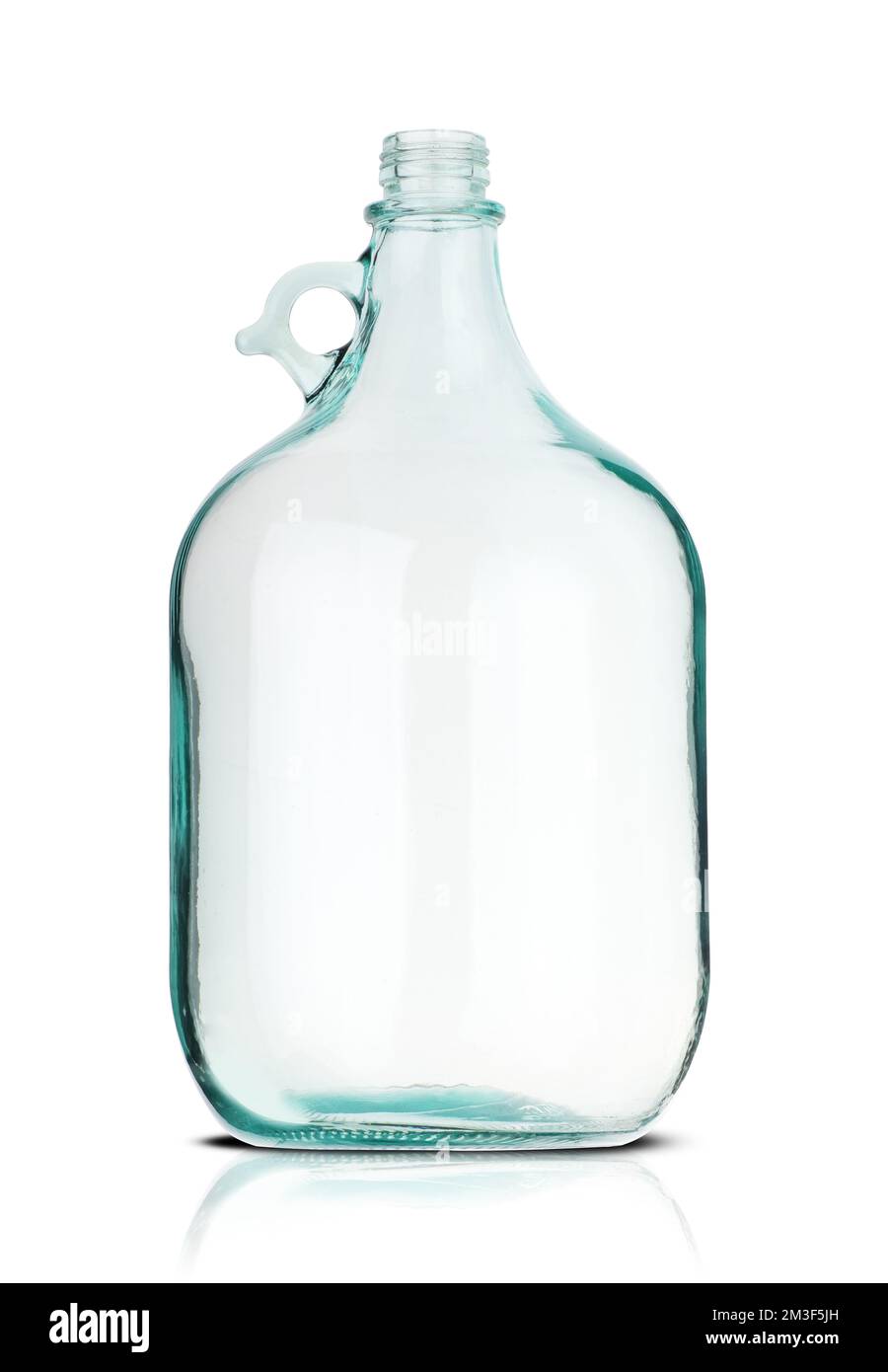 medium gallon for wine on a white background Stock Photo - Alamy