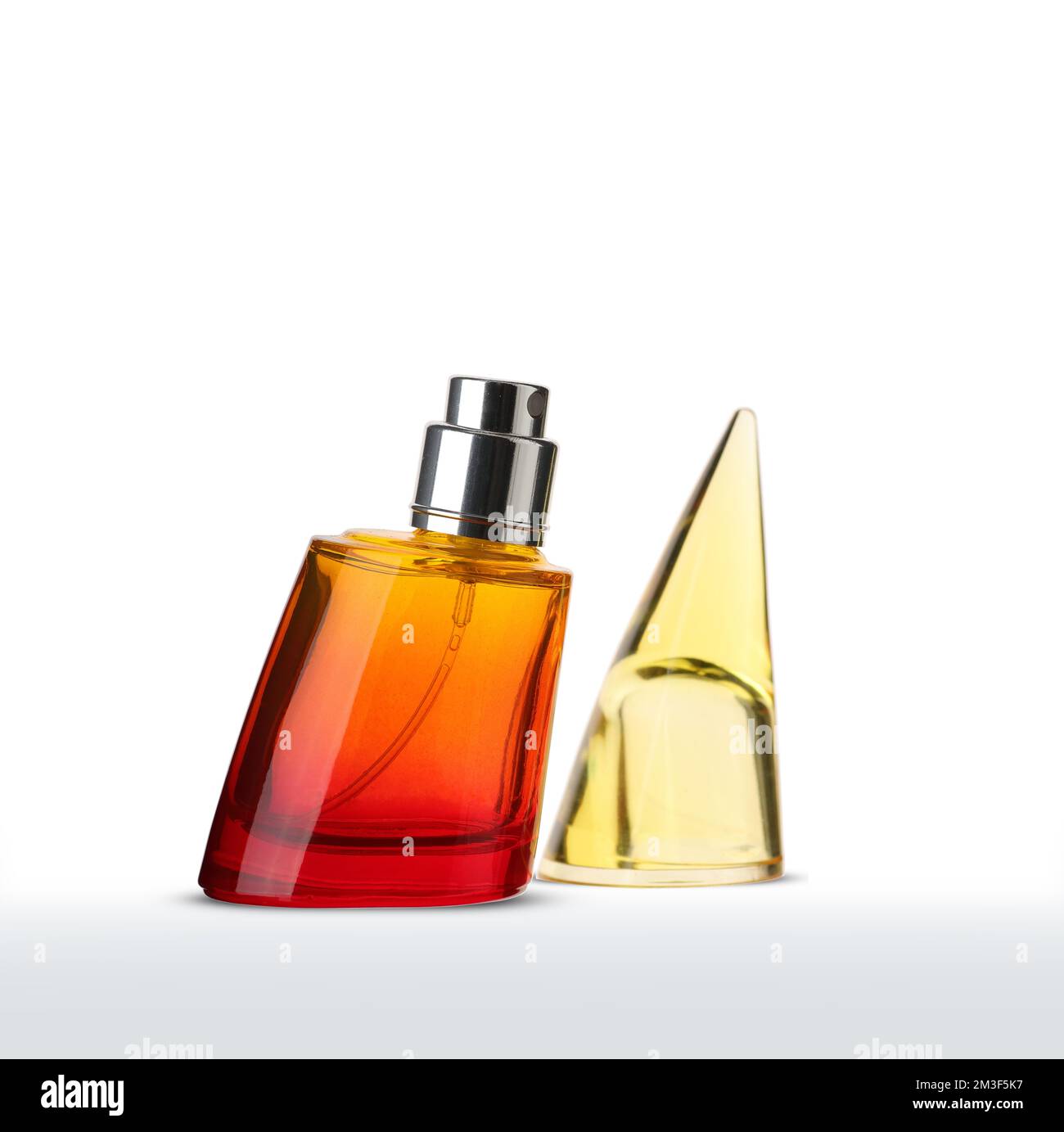 glass container for perfume on a white background Stock Photo - Alamy