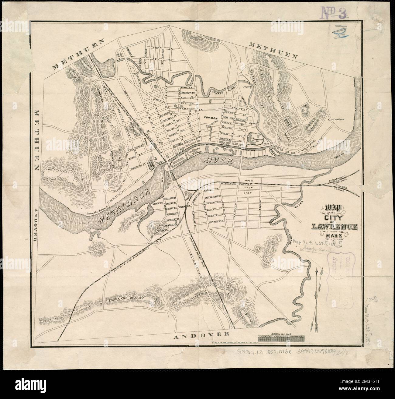 Map of the city of Lawrence Mass , Lawrence Mass., Maps Norman B ...