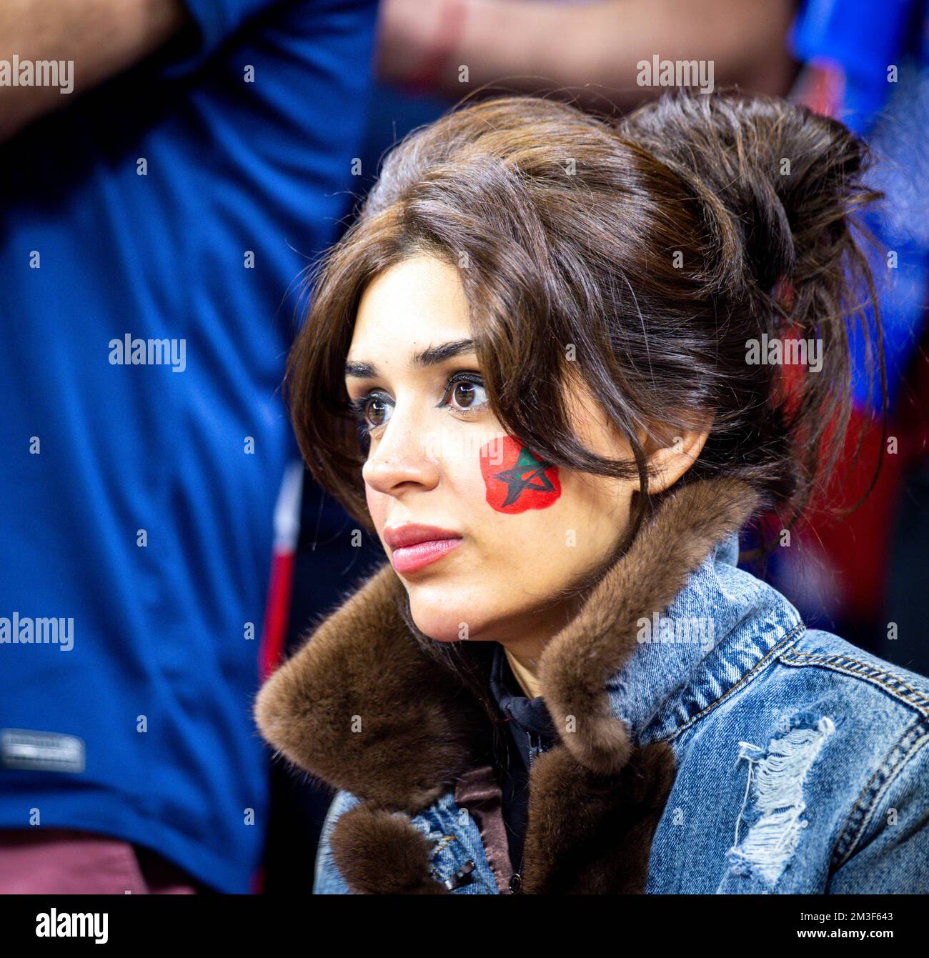 Doha, Qatar. 14th Dec, 2022. Fan of Morocco France - Morocco Frankreich ...
