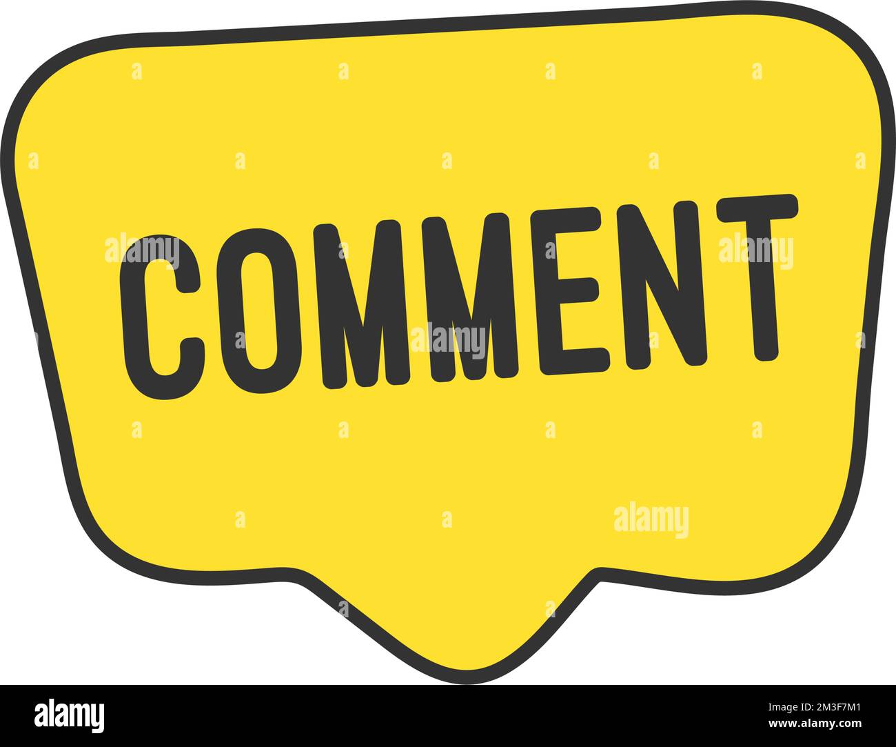 Hand drawn speech bubble cut out hi-res stock photography and images ...