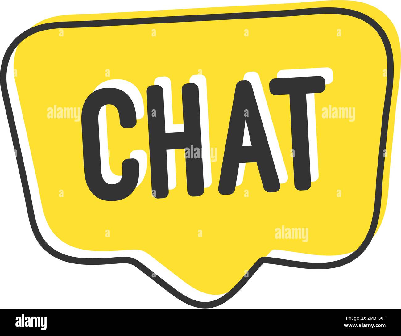 Yellow speech balloon paper Cut Out Stock Images & Pictures - Alamy