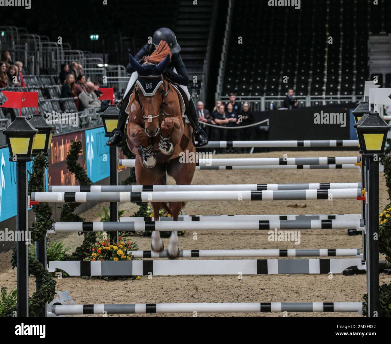 London UK 15 December 2022 Sienna Charles riding Valkiry De Zance at ...