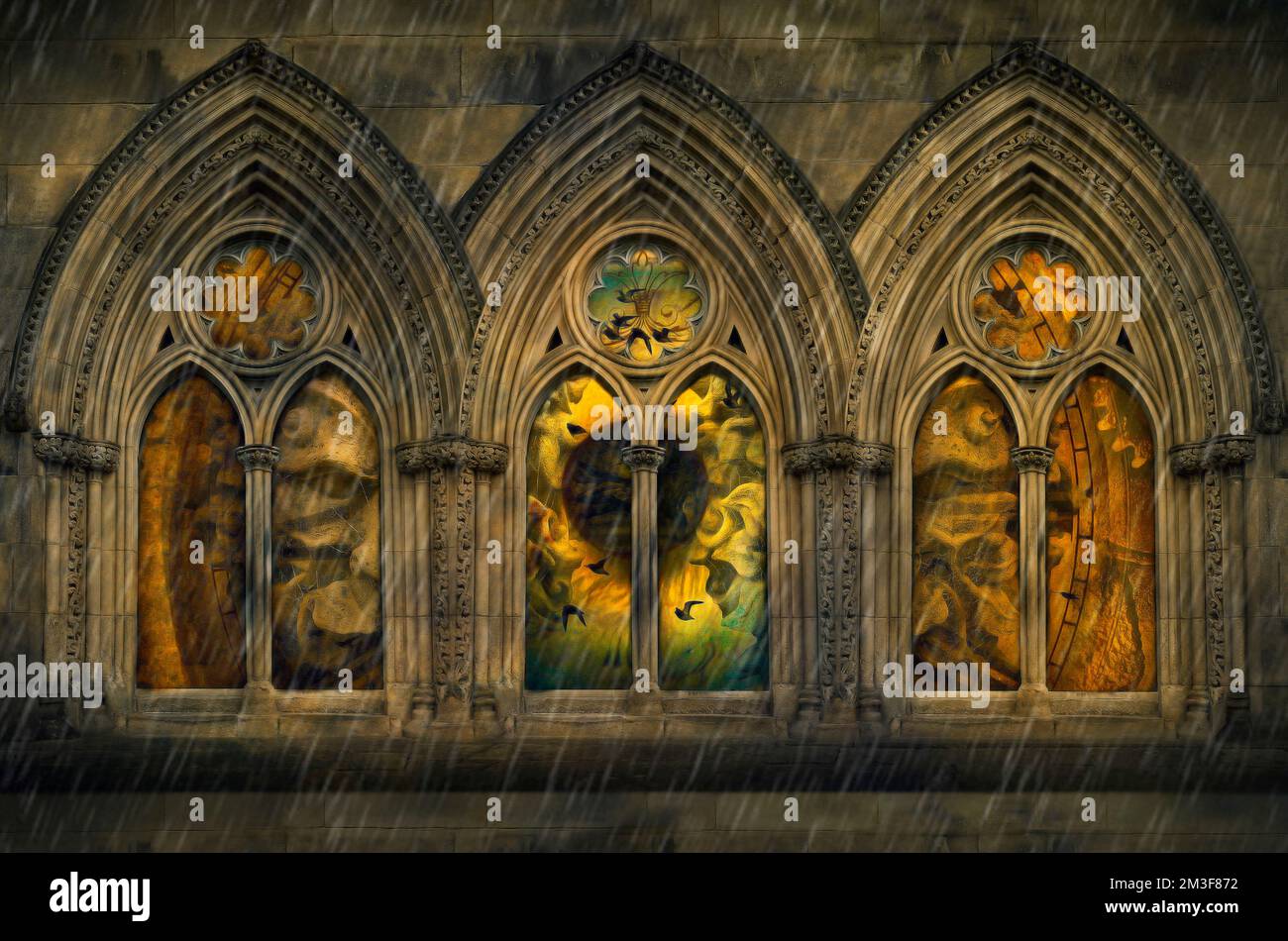 Through the Window Stock Photo - Alamy