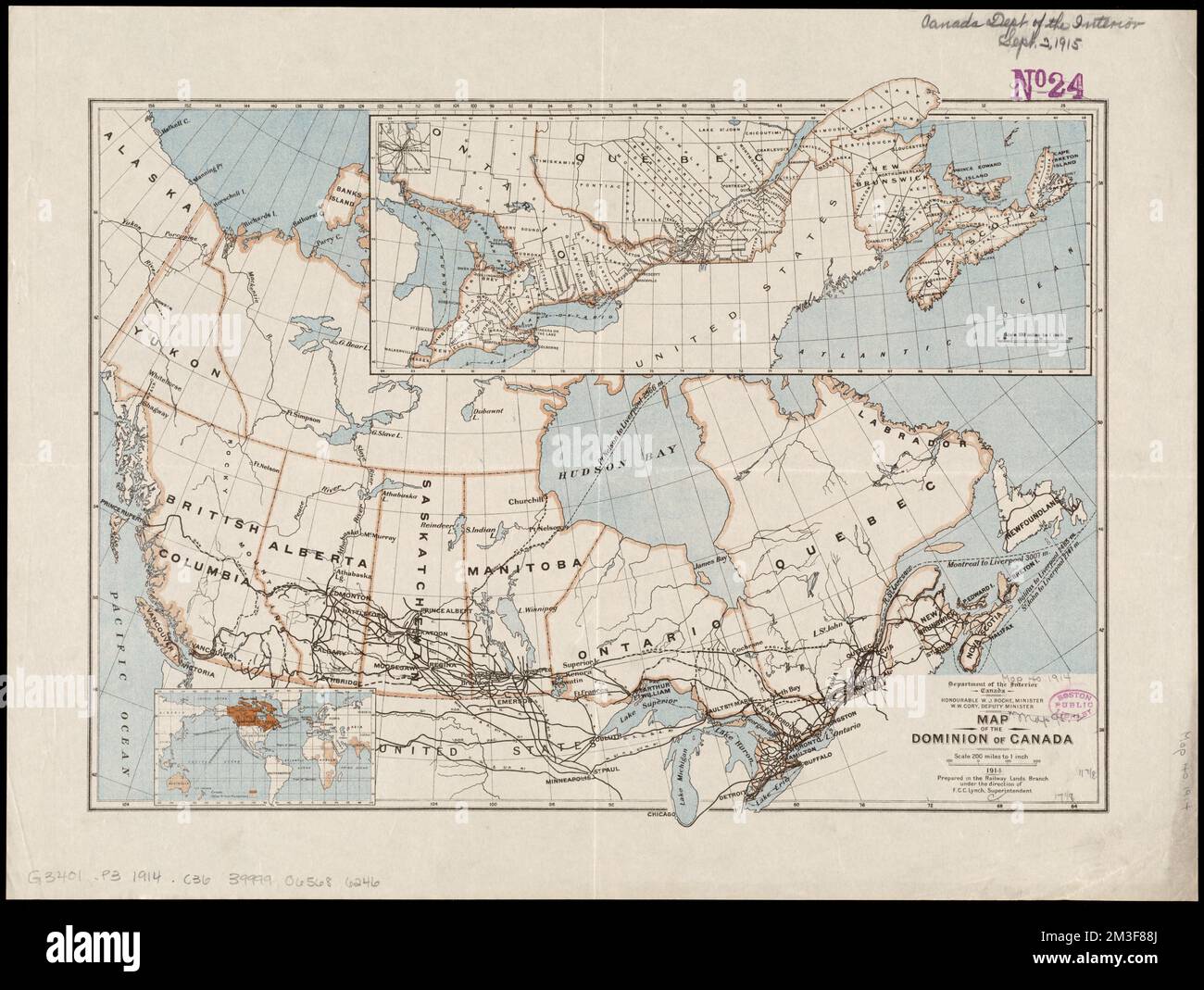 Map of the Dominion of Canada , Railroads, Canada, Maps, Canada, Maps ...