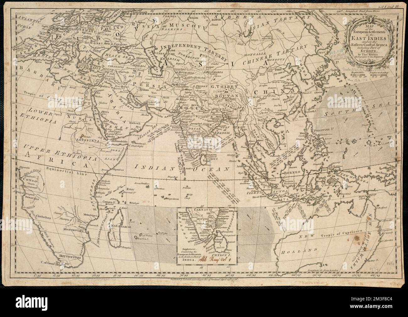 1800 map of colonies hi-res stock photography and images - Alamy