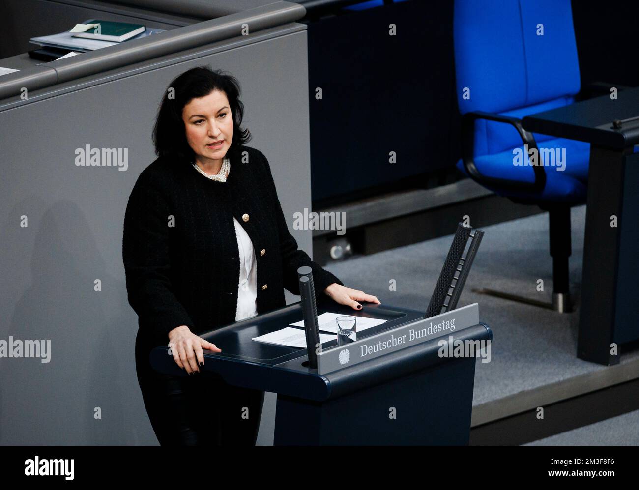 Dorothee Baer, CDU/CSU, recorded during a speech, the Bundestag decides ...