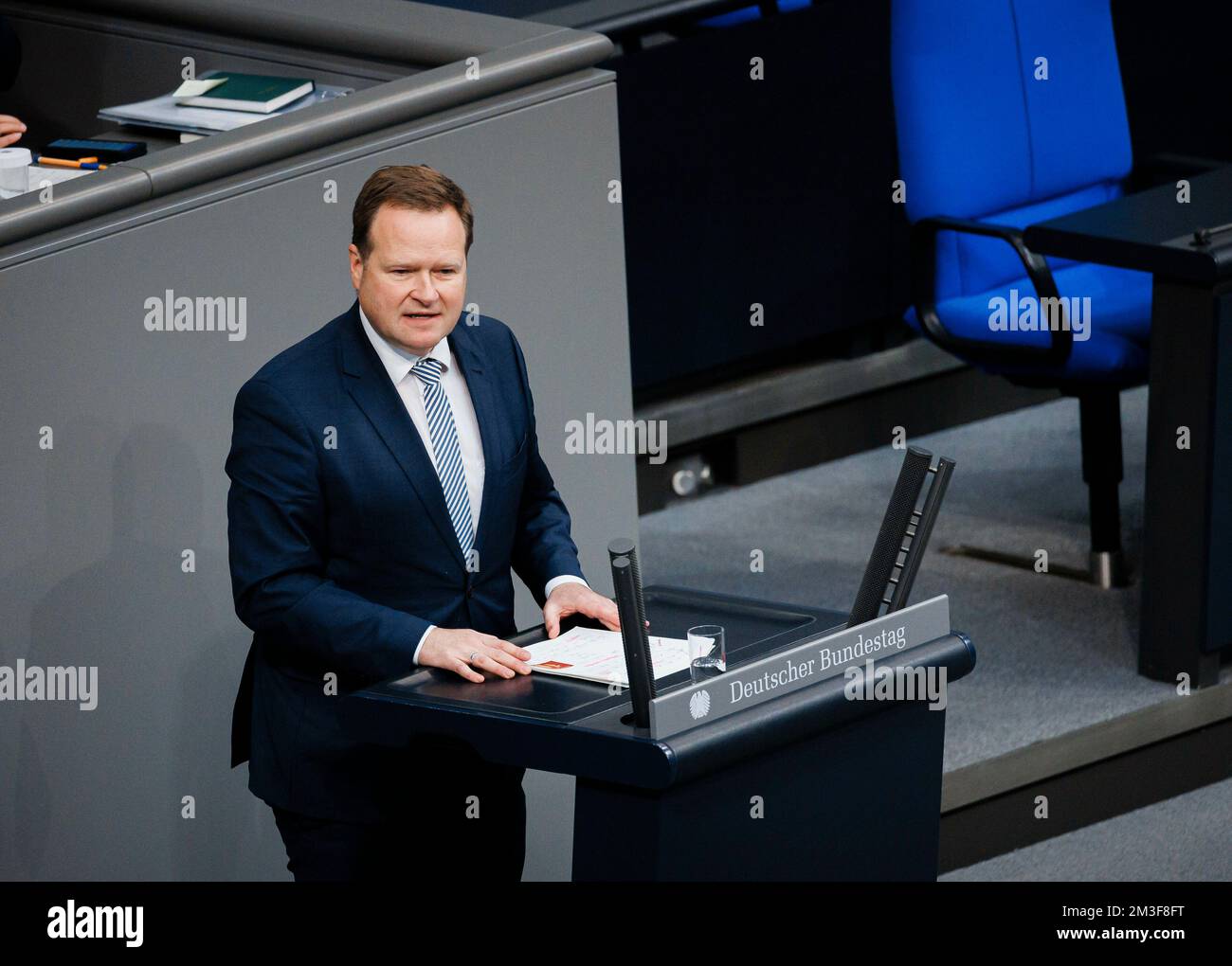 Frank Schwabe, SPD, recorded during a speech, the Bundestag decides on ...