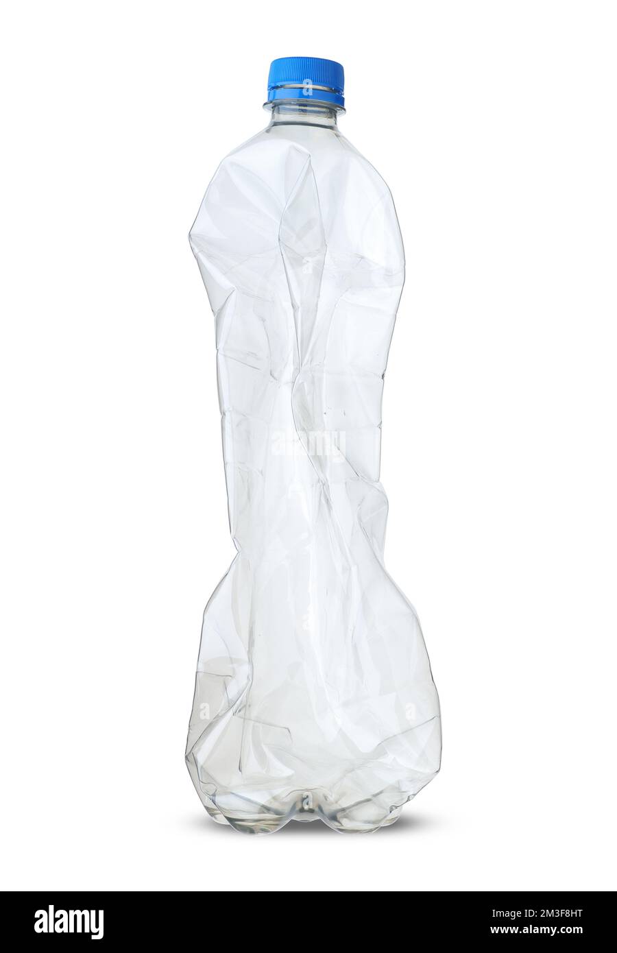 empty plastic drink bottle on white background Stock Photo - Alamy