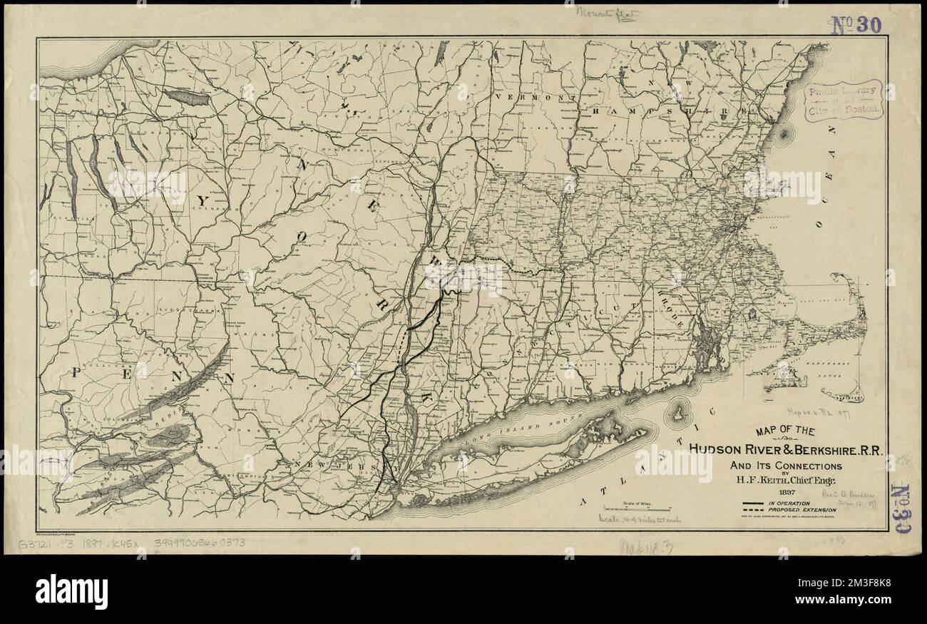 Map of the Hudson River & Berkshire R. R. and its connections , Hudson ...