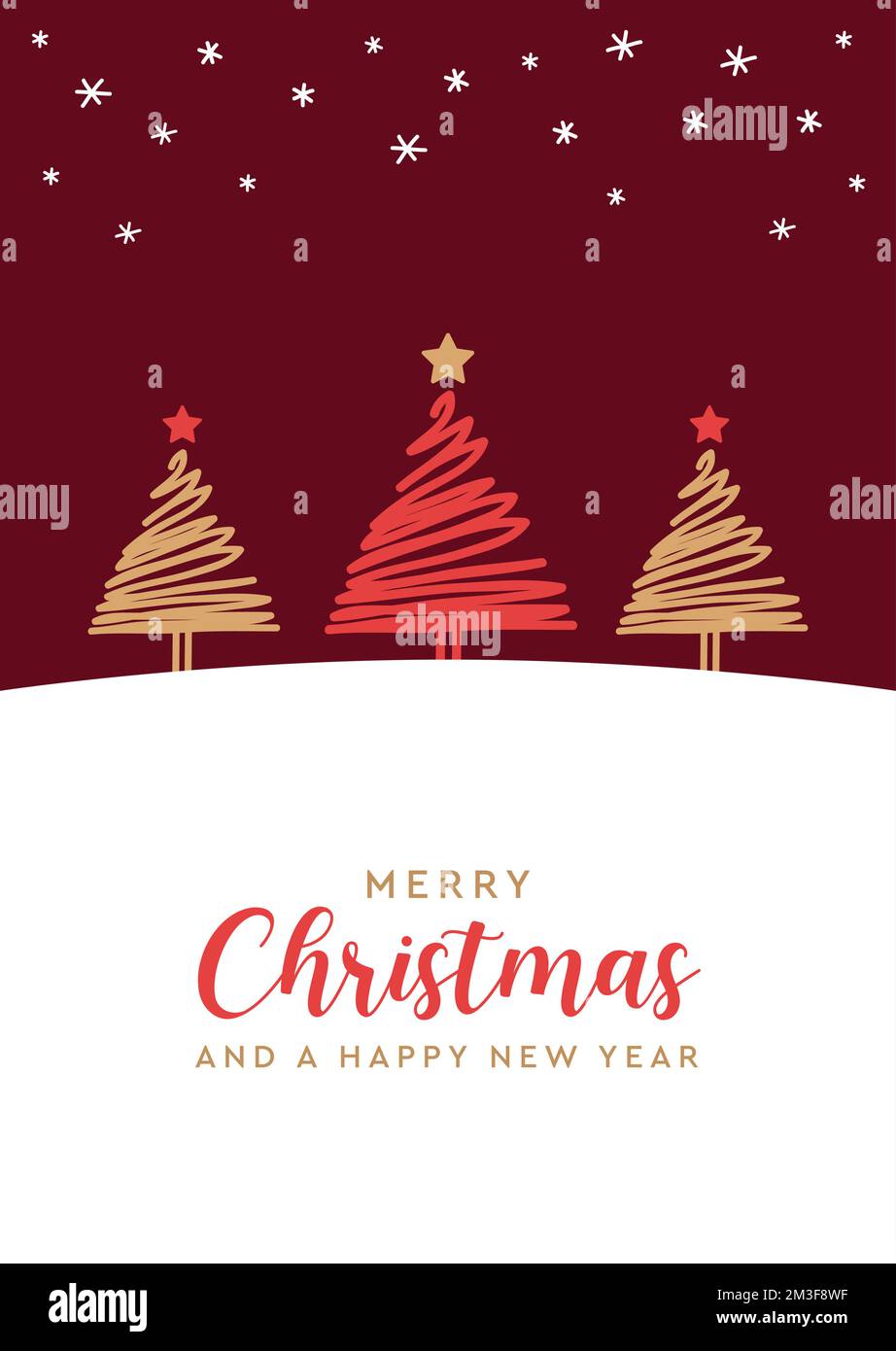 Outdoor christmas tree illustration hi-res stock photography and images ...