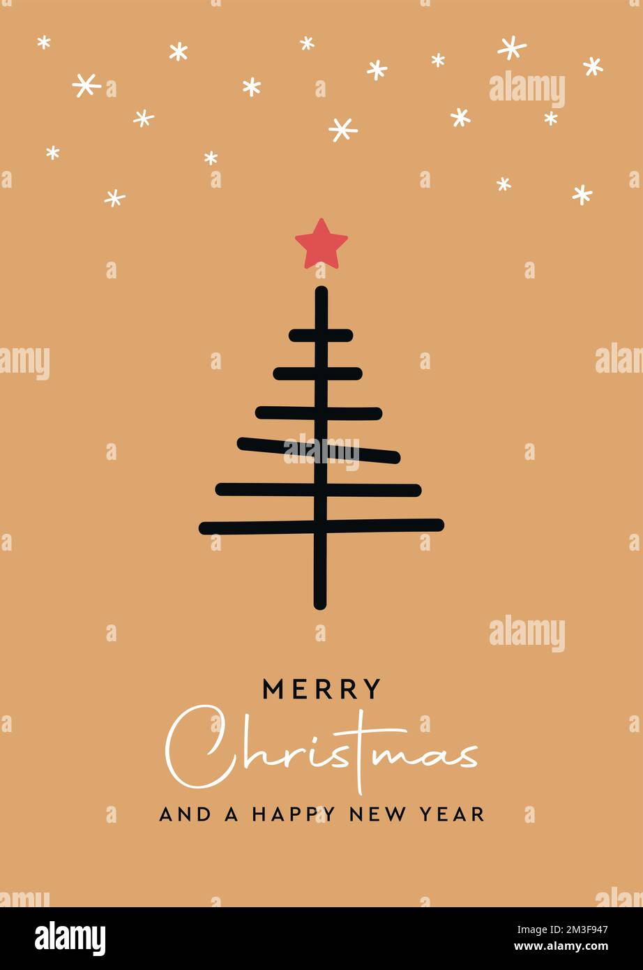 Winter vector holiday abstract fir hi-res stock photography and images ...