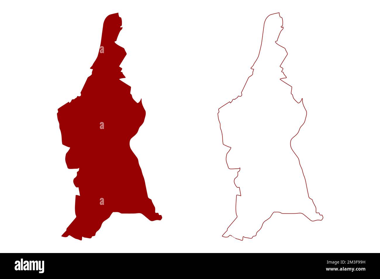 Lambeth map Stock Vector Images - Alamy