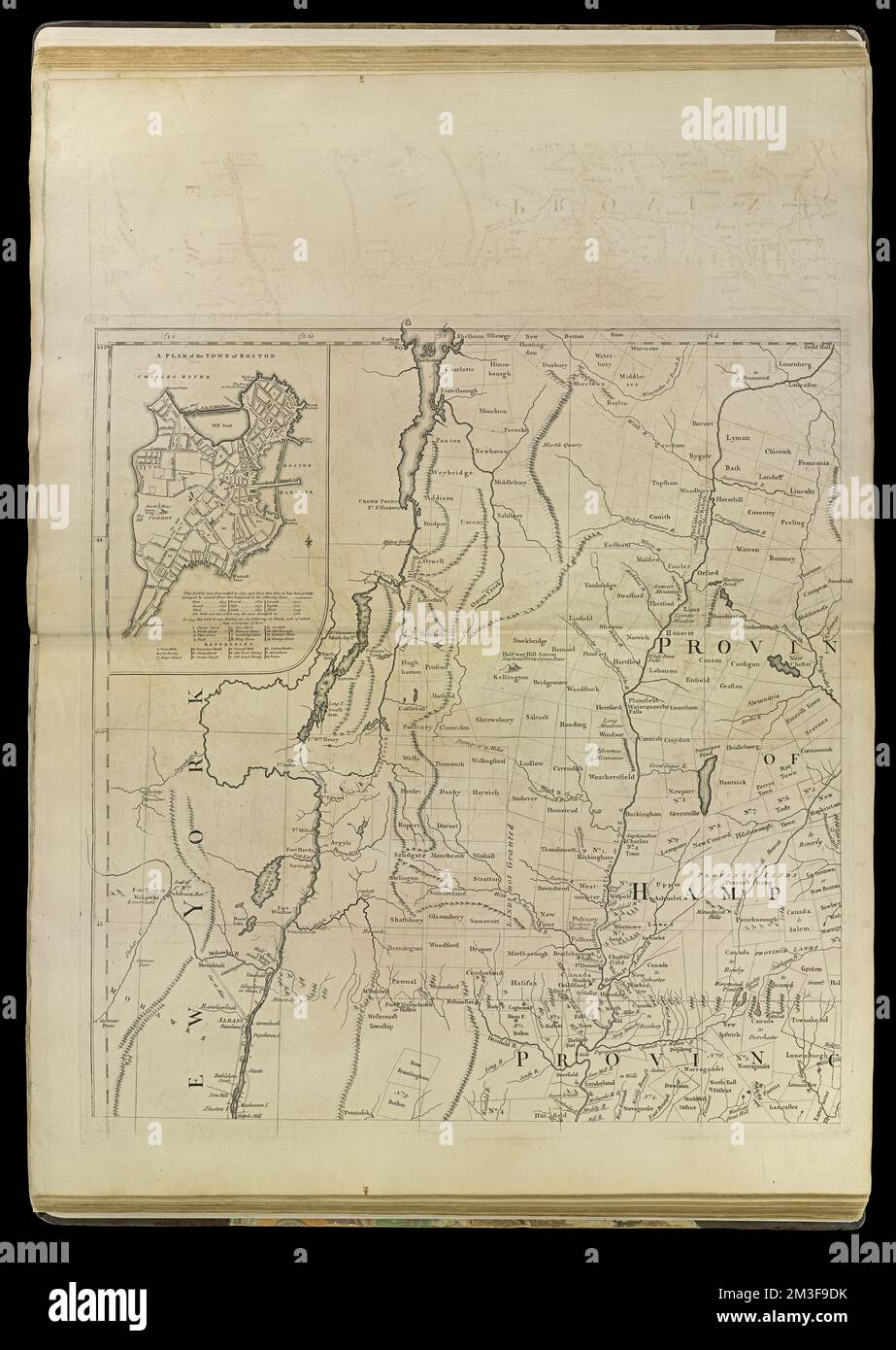 A map of the most inhabited part of New England : containing the ...