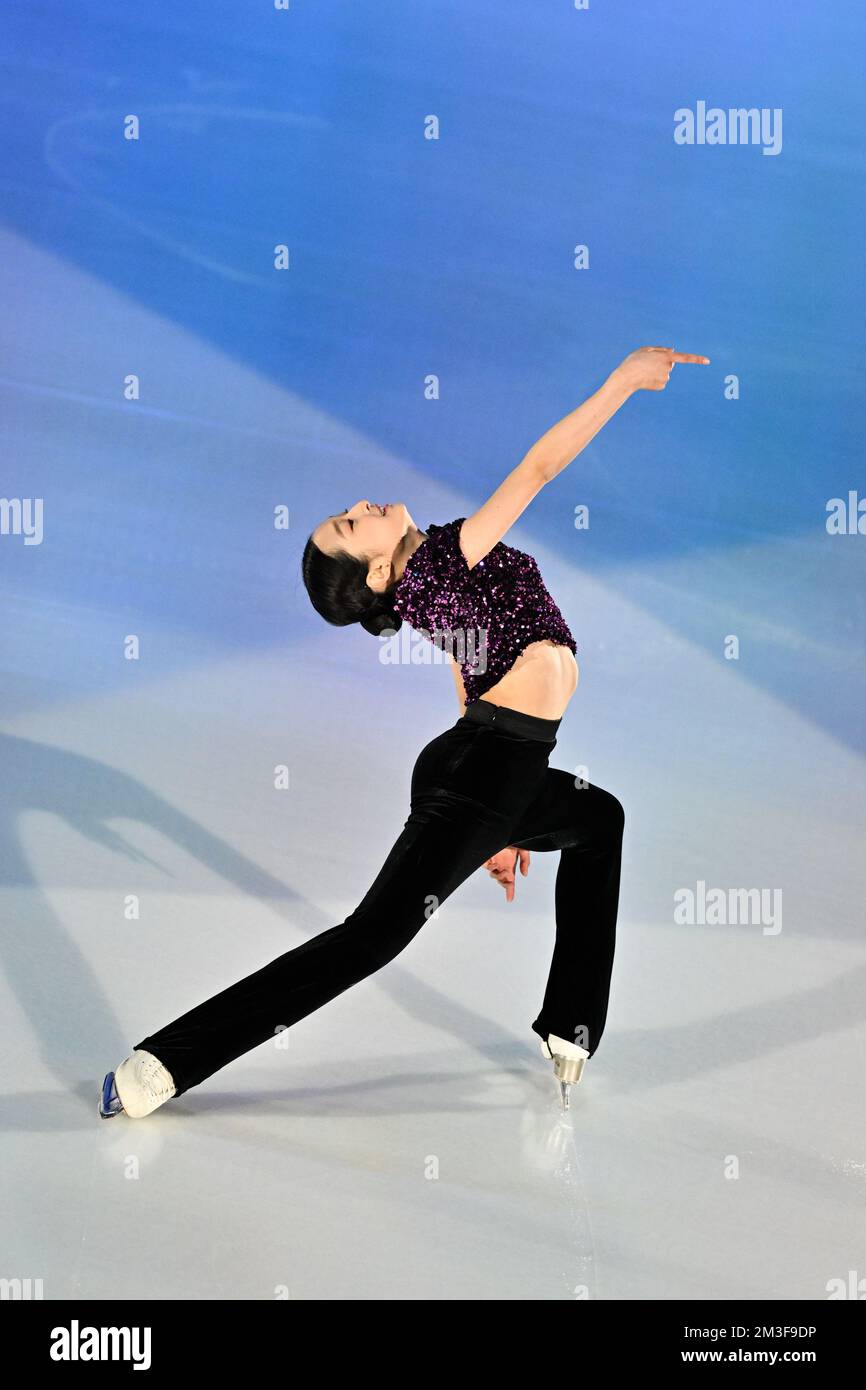 Jia SHIN (KOR), during Exhibition Gala, at the ISU Grand Prix of Figure ...