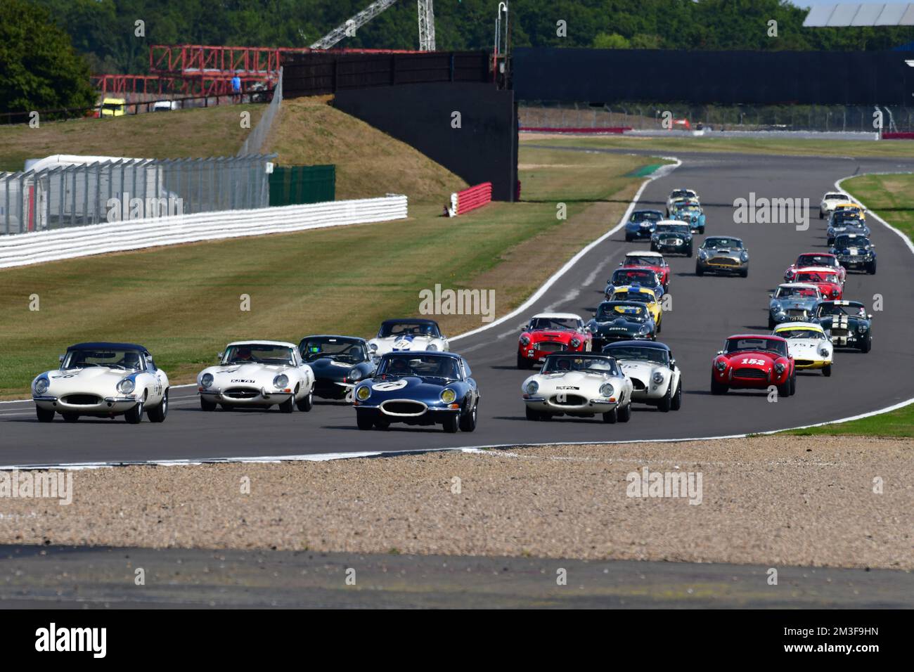 The full grid on the Hanger Straight approaches Stowe, Royal Automobile ...