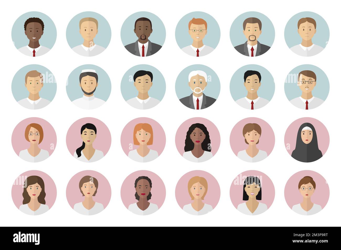 Male employee female manager Cut Out Stock Images & Pictures - Alamy