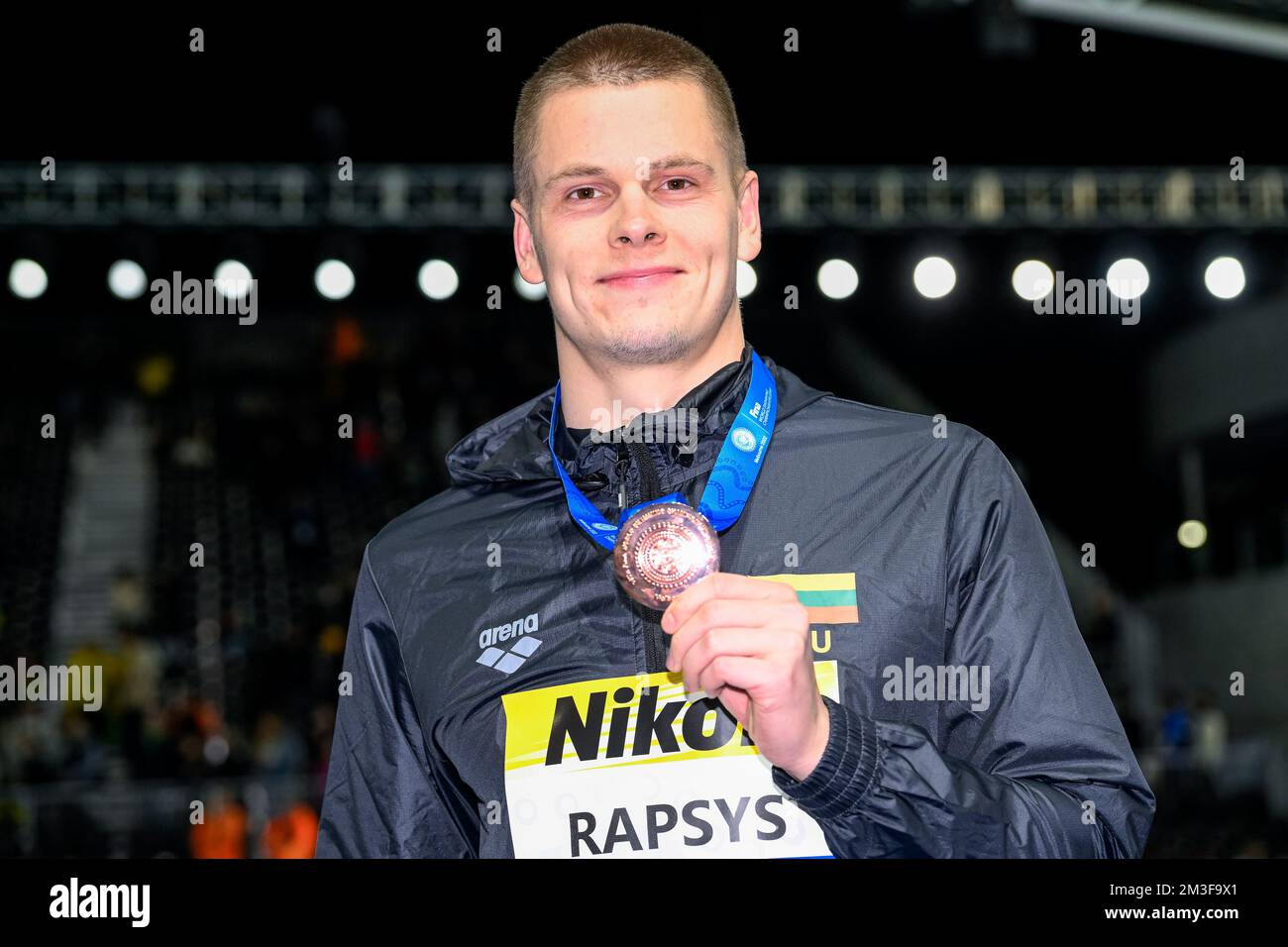 Melbourne, Australia. 15th Dec, 2022. Danas Rapsys of Lithuania shows ...