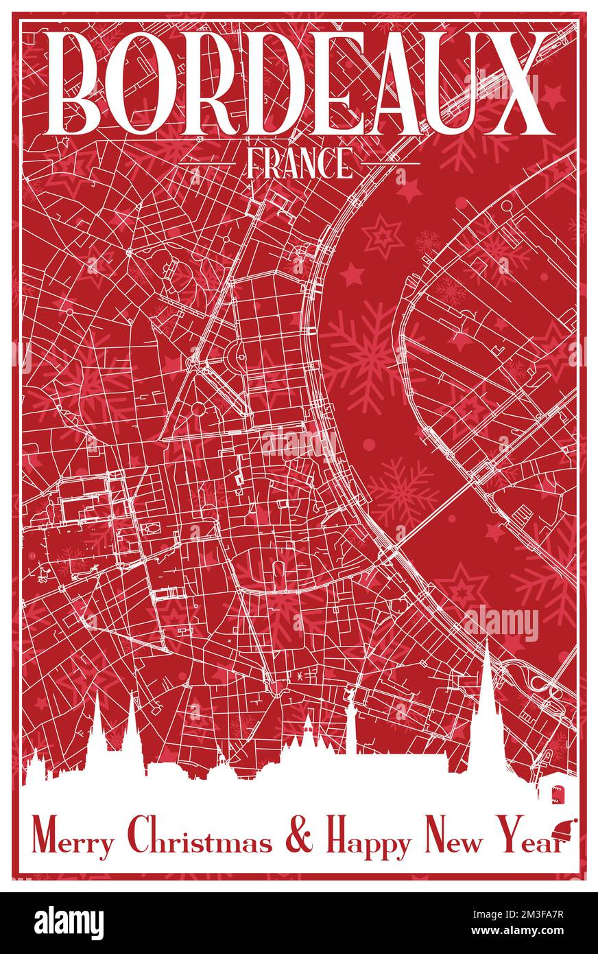 Old winter postcard Cut Out Stock Images & Pictures - Alamy