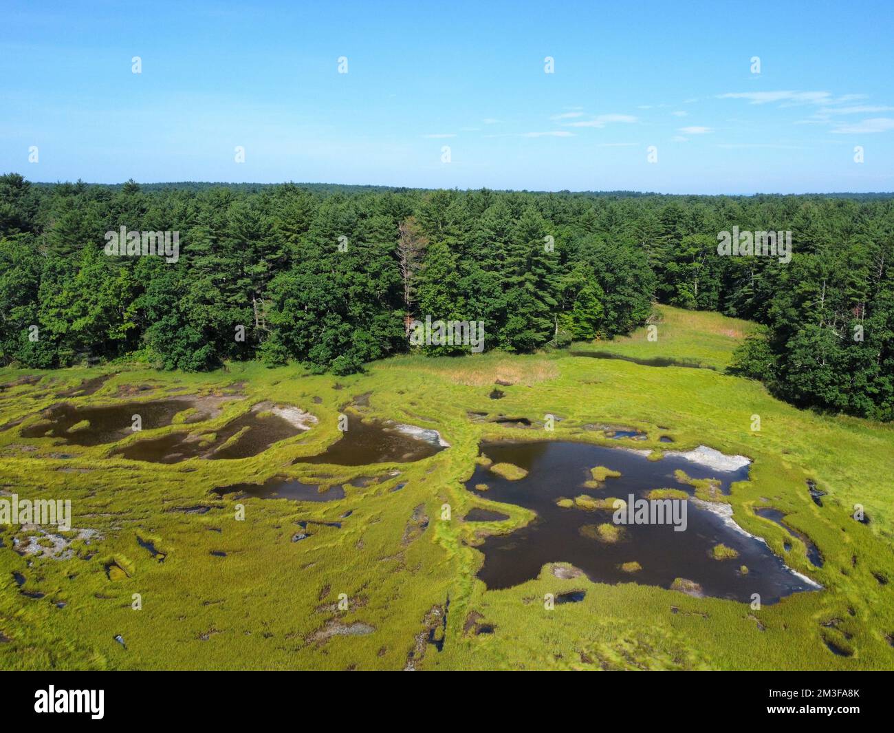 An aerial view of a natural landscape Stock Photo - Alamy