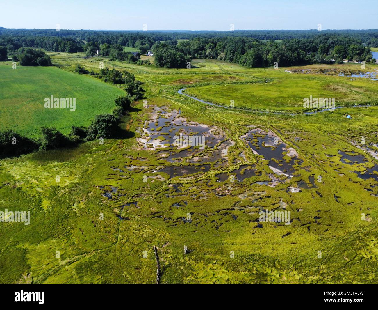 An aerial view of a natural landscape Stock Photo - Alamy